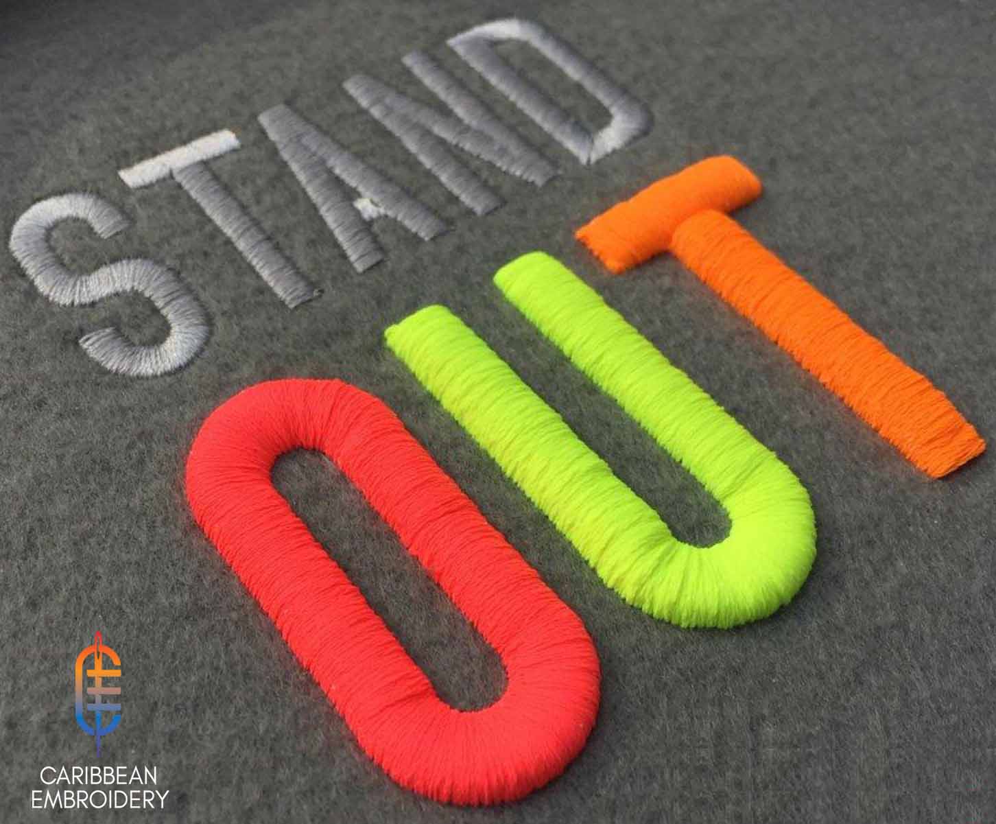 3D Puff - Caribbean Embroidery